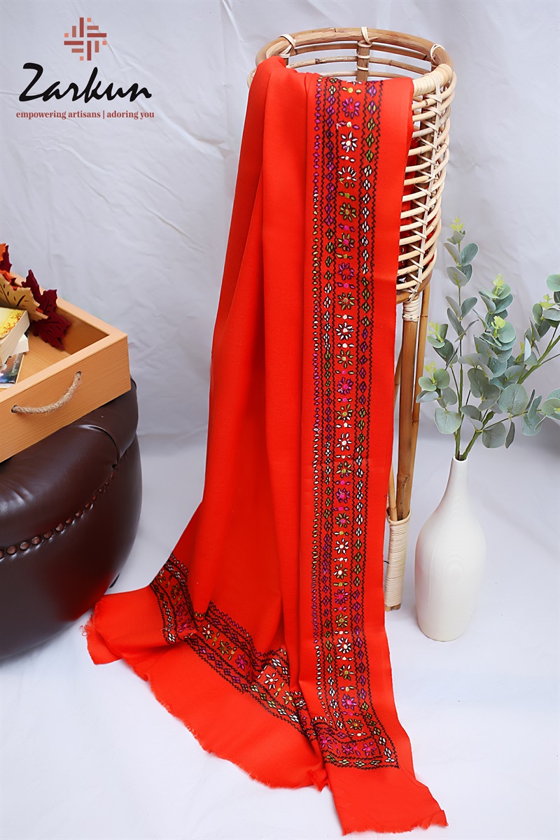 Rangoona – Balochi Embrioded Wool Shawl – PAKHTUR